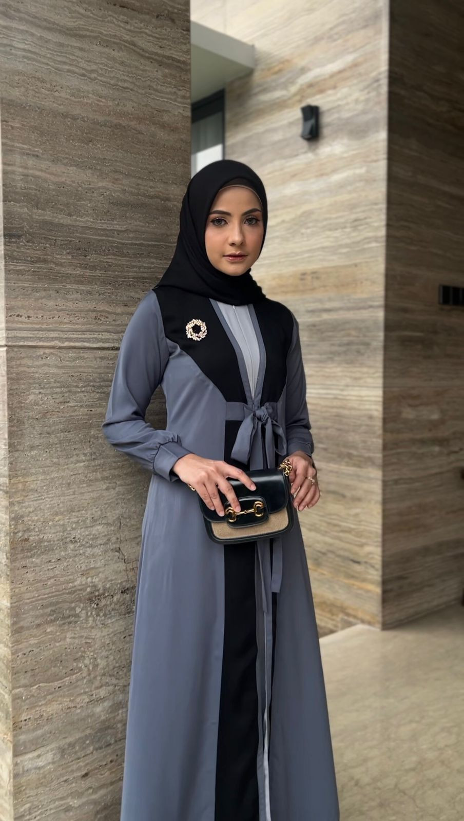 End Year Sale Yumna Dress Coppen Blue Xl | IDR 225.000 | Javina Official